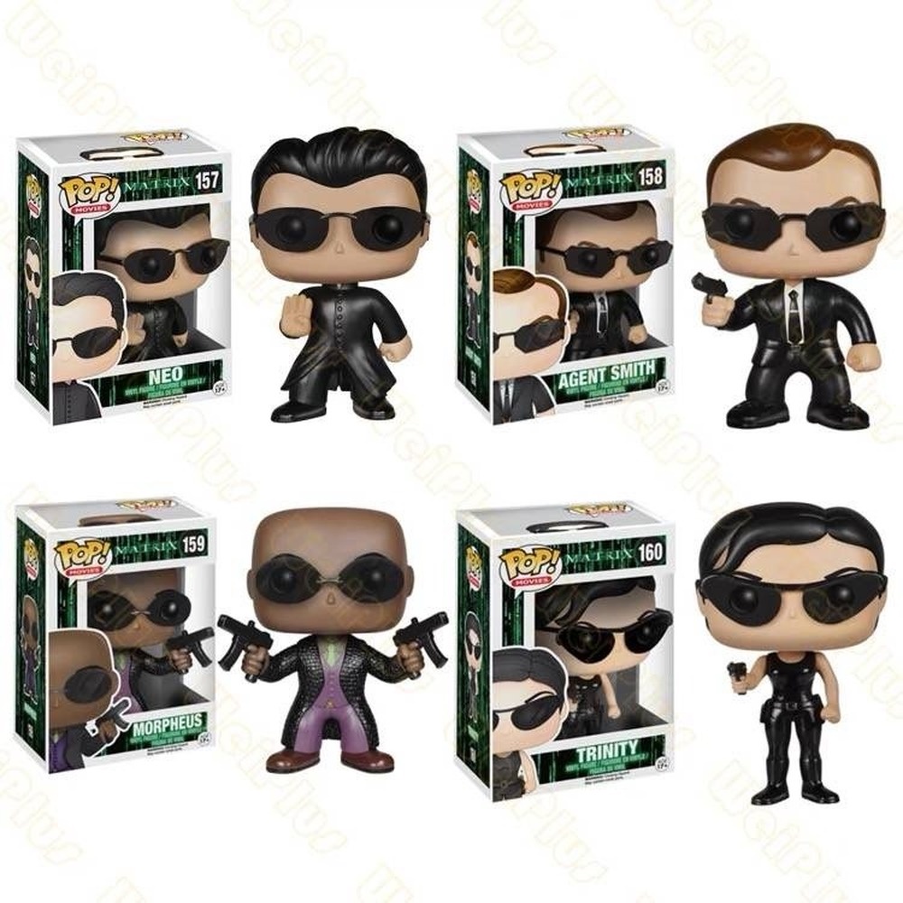 ฟิกเกอร์ Funko Pop Movies: The Matrix Neo Agent Smith Morpheus Trinity ...