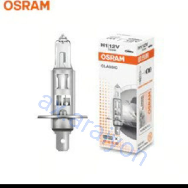 หลอดไฟหน้า H1 12V 55W OSRAM MADE IN GERMANY แท้100% (1หลอด) | Shopee Thailand