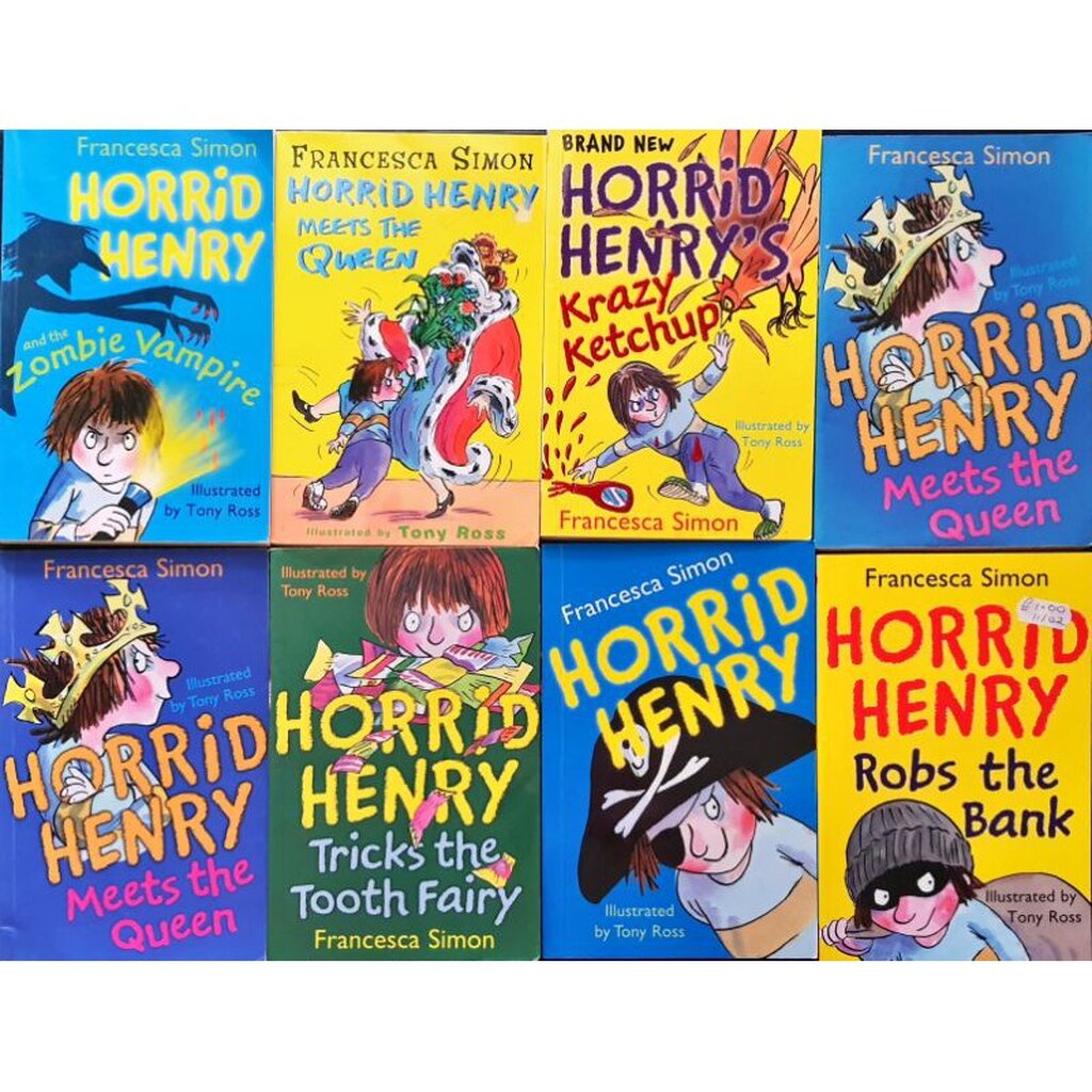 หนังสือ วรรณกรรมเยาวชน HORRID HENRY by Francesca Simon (มือสอง สภาพใหม่ ...
