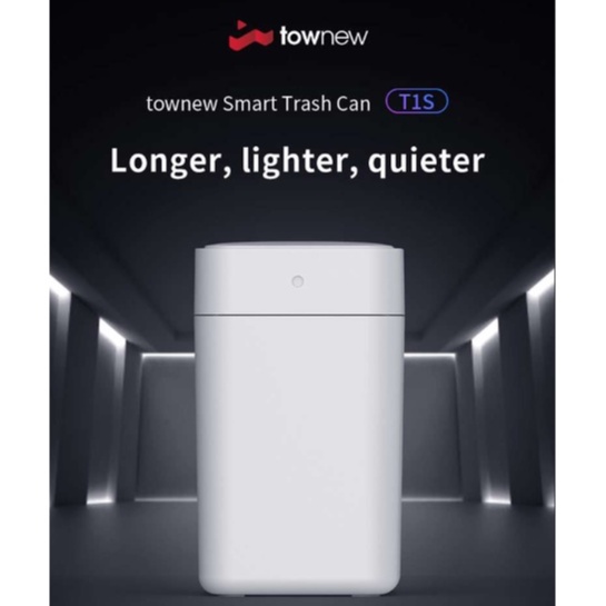 ถังขยะอัจฉริยะ ซีลอัตโนมัติ เปลี่ยนถุงอัตโนมัติ Townew Smart Trash Can T1S White | Shopee Thailand