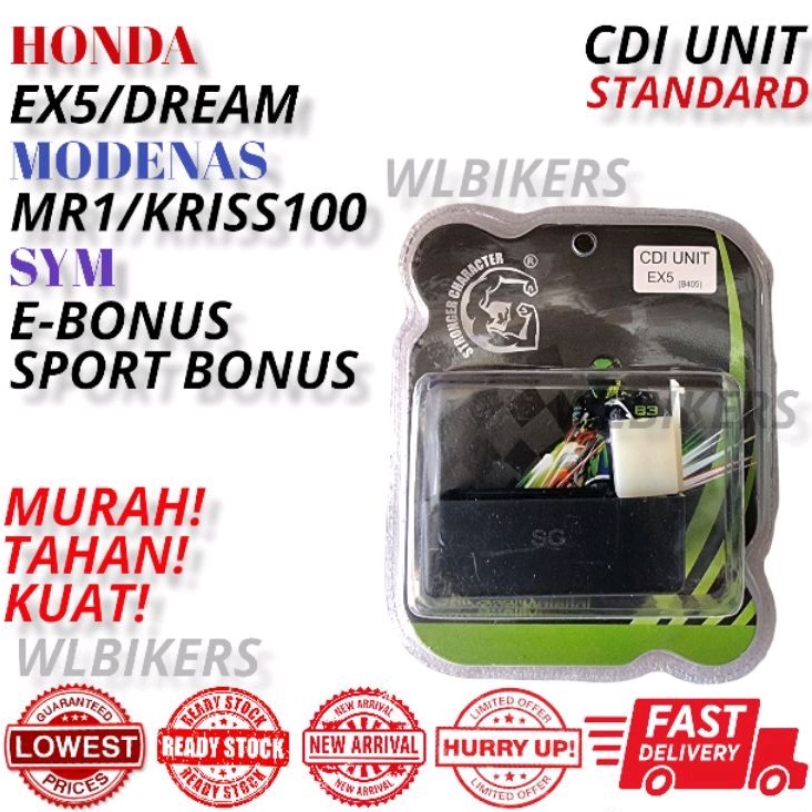 Honda EX5-DREAM WAVE100 WAVE100R MR1 KRISS100 BONUS SPORT BONUS CDI UNIT -หุ้นใหม่- | Shopee ...