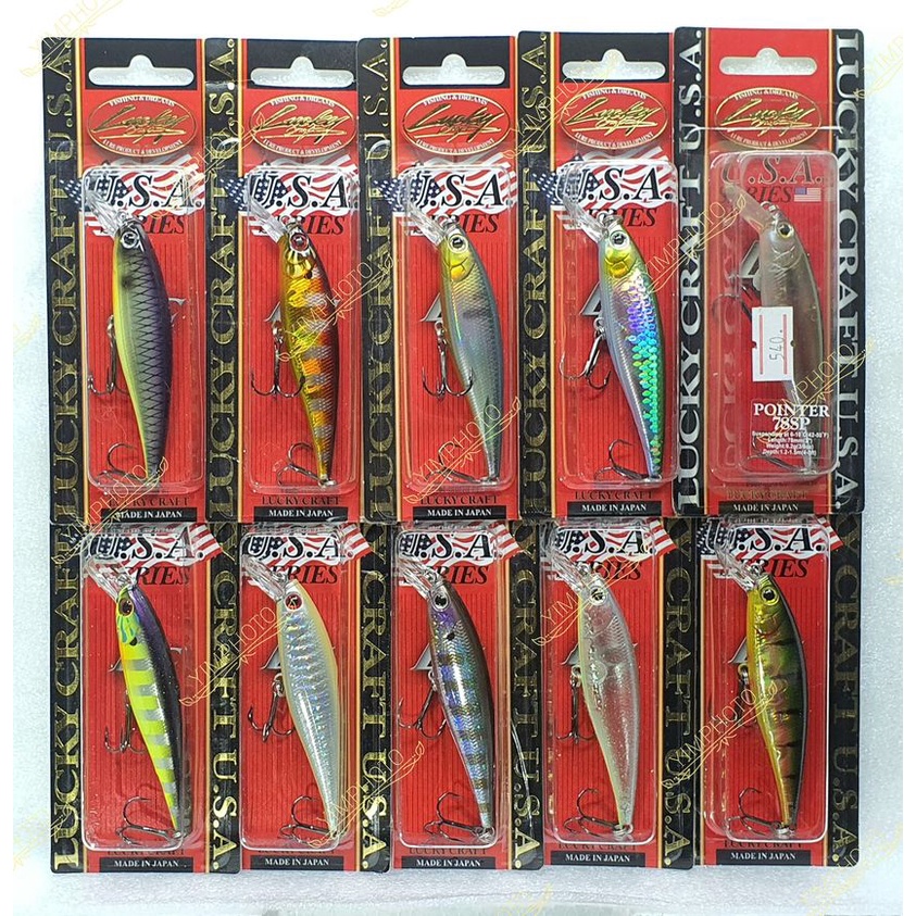 Lucky Craft Pointer 78sp 9.2g. เหยื่อปลอม ลักกี้คราฟท์ บีฟรีส กลางน้ำ ...