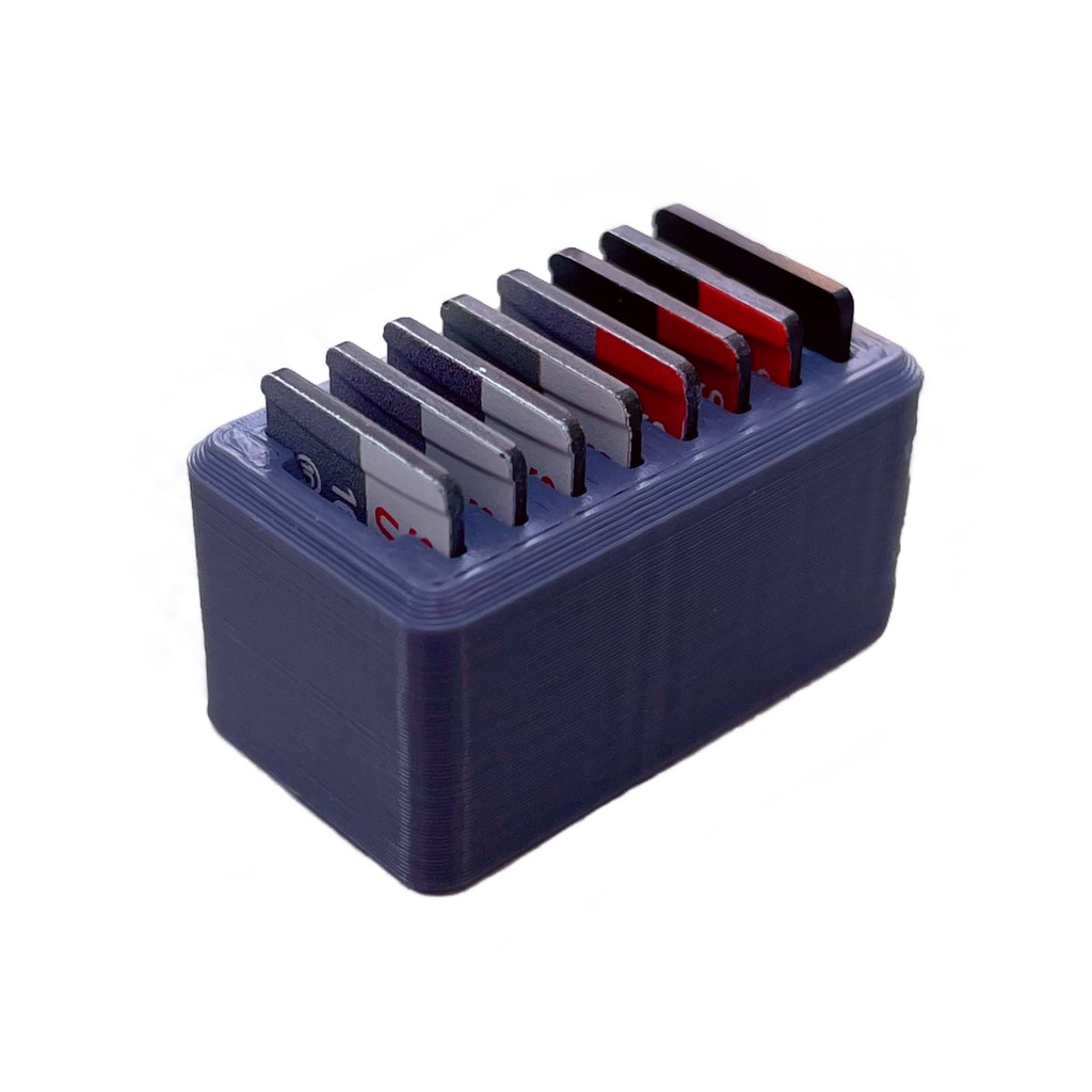 micro sd card holder storage box กล่องจัดระเบียบ micro sd card | Shopee ...