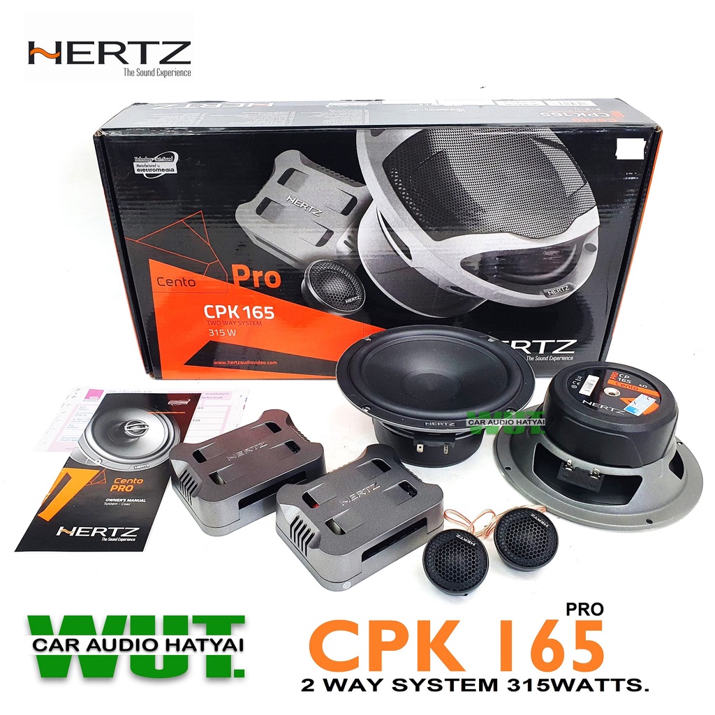 HERTZ Cento ลำโพงเสียงกลางแหลม 6.5นิ้ว 2ทาง กำลังขับ 315 วัตต์ HERTZ รุ่น CPK 165 PRO Cento ...