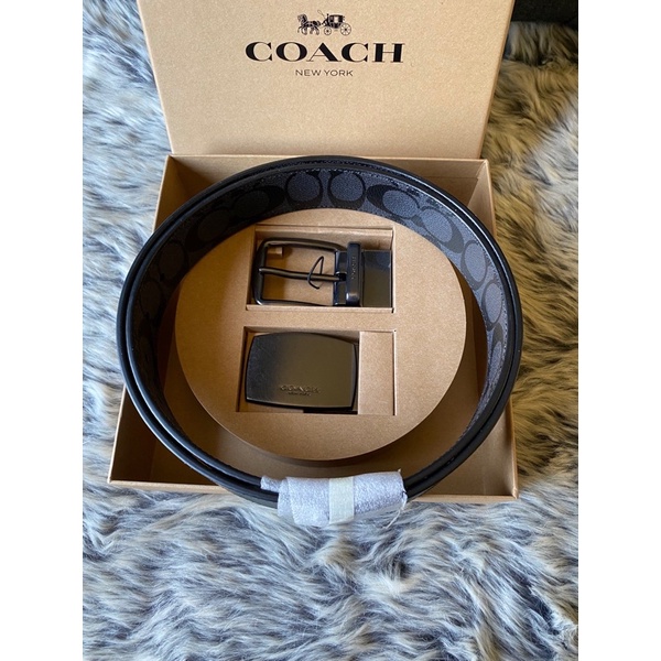 COACH men's belt set box | Shopee Thailand
