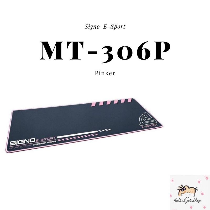 พร้อมส่ง แผ่นรองเม้าส์ Signo E-Sport MT-306P PINKER | Shopee Thailand