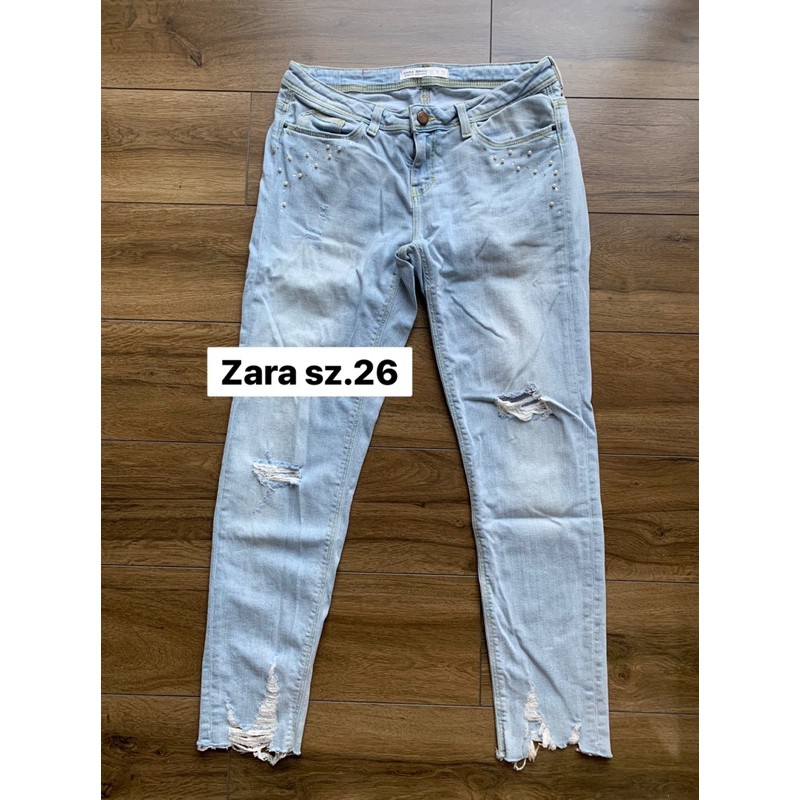 กางเกงยีนส์ Zara basic denim | Shopee Thailand