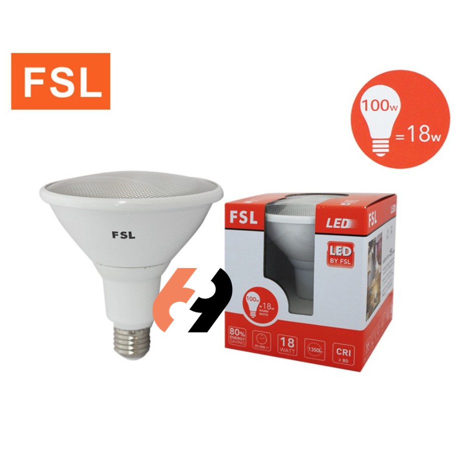 หลอดไฟ FSL-LED PAR 38/18w (ขั้วE27) | Shopee Thailand