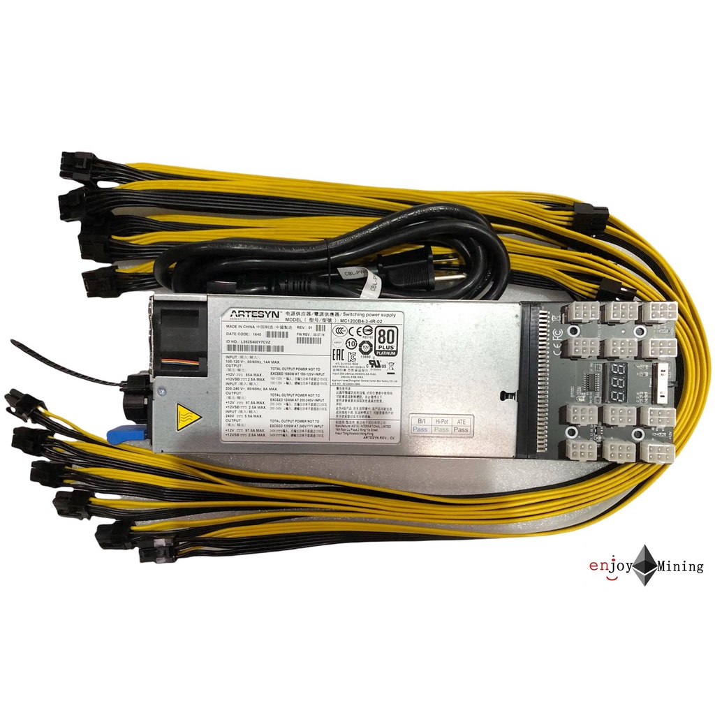 PSU SERVER 750w-1800w จ่ายไฟการ์ดจอ ครบชุดพร้อมขุด สาย6เส้น | Shopee ...