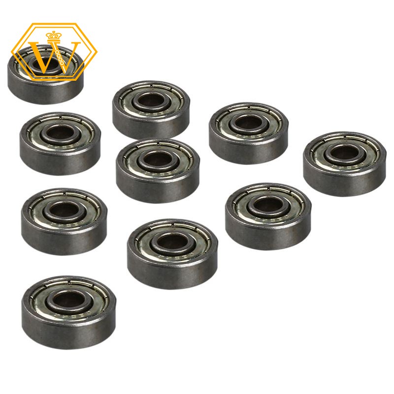 ☀Ready Stock☀10 Pcs 625ZZ Single Row Deep Groove Radial Ball Bearing ...