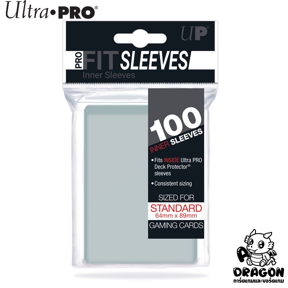 Ultra Pro PRO Fit Standard Size Inner Sleeve 100 ซอง | Shopee Thailand