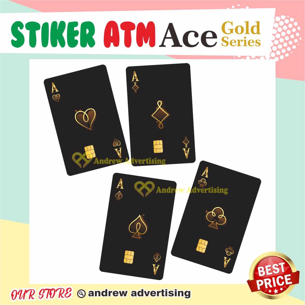 REMI ACE CARD สติ๊กเกอร์ ATM | GARSKIN / ATM CARD STICKER / SKIN ATM ...