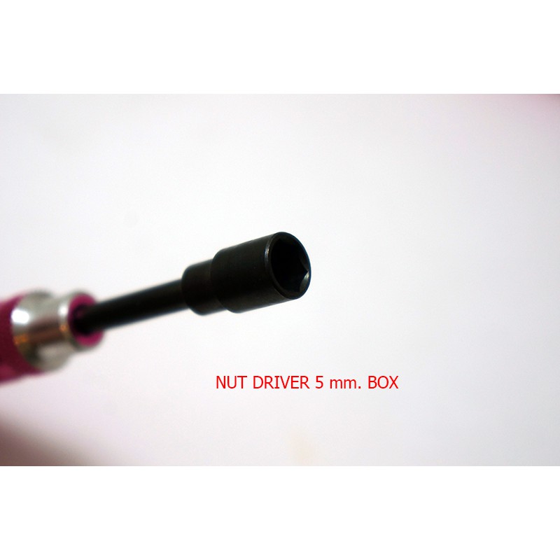 ไขควงหัวบลอคขันน๊อตตัวเมีย ขนาด 5 mm / Socket driver Tool mini Hex nut ...