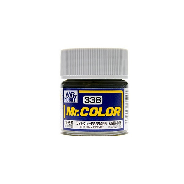 Mr.Hobby Mr.Color C338 Light Gray FS36495 Semi-Gloss (10ml ...
