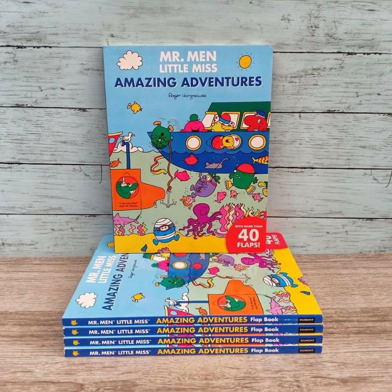 (Boardbook มือสอง)#มีตำหนิ Mr.Men Little Miss : Amazing Adventures ...