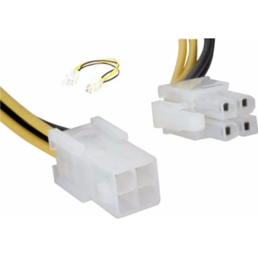 สาย ต่อยาว power cable 4 pin to 4 pin / CABLE 4P F TO 4P M / 9.5'' Atx ...