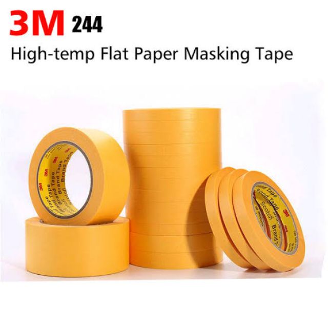 3M 244 Washi Tape กระดาษกาวผิวเรียบ ใช้อบพ่นสี ,งานวาดเขียน ,ลอกตัวเลขเครื่อง | Shopee Thailand