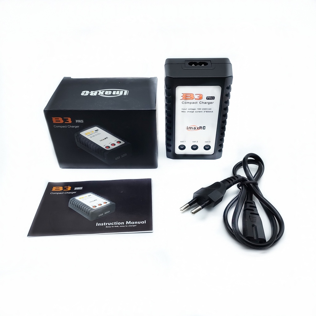 Imax B3 Pro RC แบตเตอรี่รถยนต์ Compact Charger AC 2S 3S Lipo อะแดปเตอร์ ...