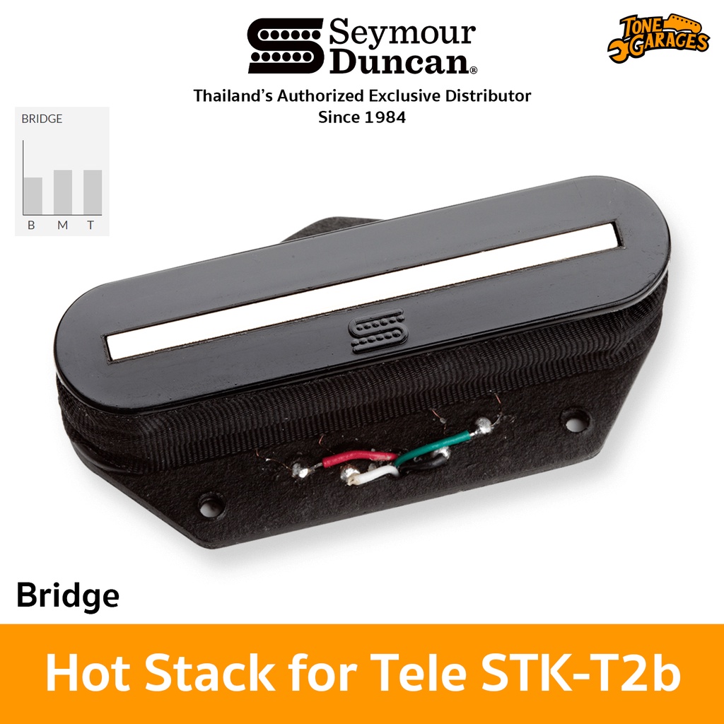 Seymour Duncan Hot Stack for Tele STK-T2b Bridge Pickup ปิ๊กอัพกีต้าร์ ...