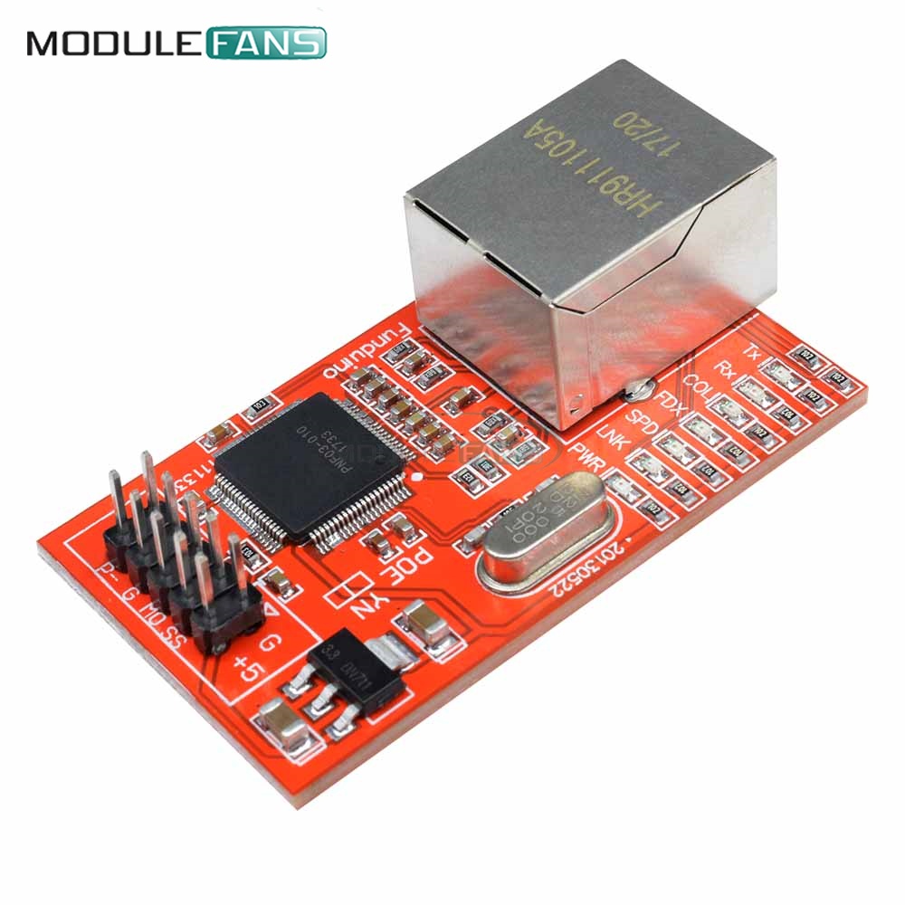 Mini W5100 LAN Ethernet Shield Network Board Module For Arduino R3 ...