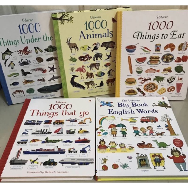 หนังสือ Usborne 1000 things | Shopee Thailand