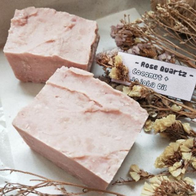 [ROSE QUARTZ] xxSEUI 100% Natural Homemade Soap สบู่โฮมเมดจากธรรมชาติ ...