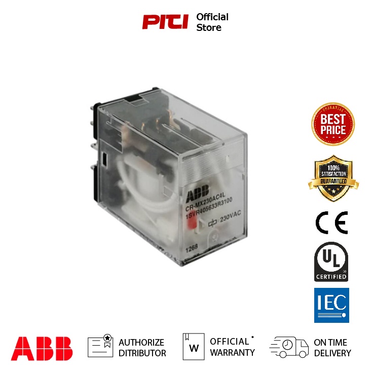 ABB CR-MX230AC4L Pluggable Relay รีเลย์ | Shopee Thailand
