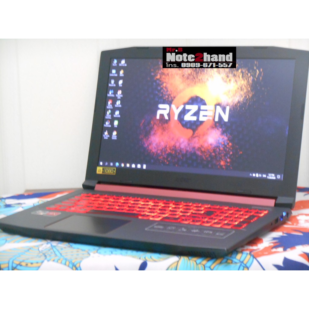 โน๊ตบุ๊คมือสอง ACER CPU AMD Ryzen 5 2500U จอ15.6”IPS+แรม16+SSD250 ...