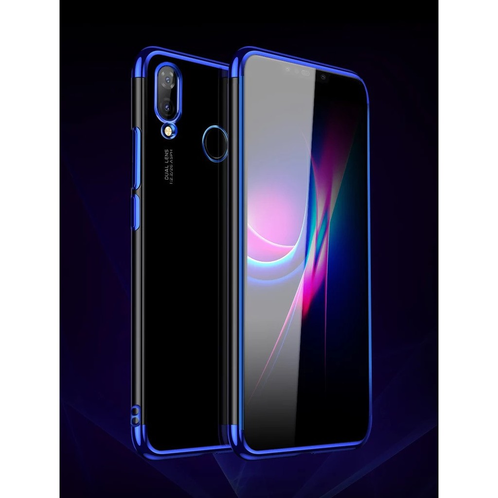 Case Realme 3 Pro เคสนิ่ม ขอบสีหลังใส เคสกันกระแทก สวยและบาง realme3pro ...