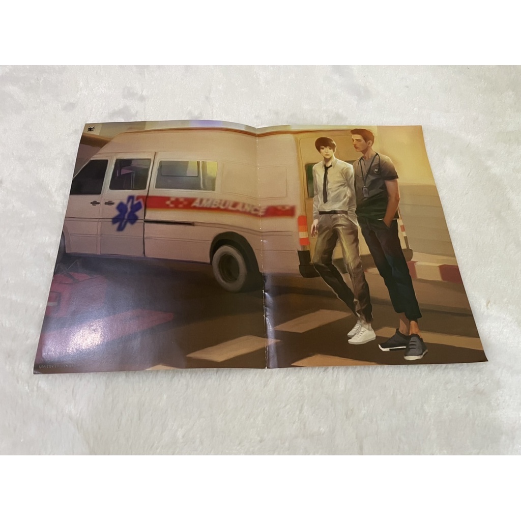 HP34 พรีเมี่ยม โปสการ์ด ที่คั่น นิยายวาย hermit โปสเตอร์ ขนาด A4 TRIAGE ...