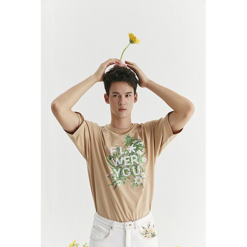 Fl*wer you T-shirt เสื้อยืดพิมพ์ลายดอกไม้และสมุนไพร | Shopee Thailand
