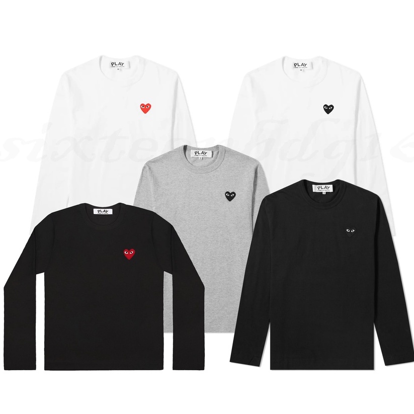 LONG SANDED CDG PLAY เสื้อยืด / CDG PLAY COMME DES GARCONS KAOS / CDG ...