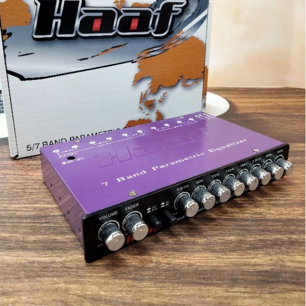 ปรีรถยนต์ ปรี 7แบรนด์ เบสหนัก ดุด Haaf รุ่น HF-717 7 Band | Shopee Thailand
