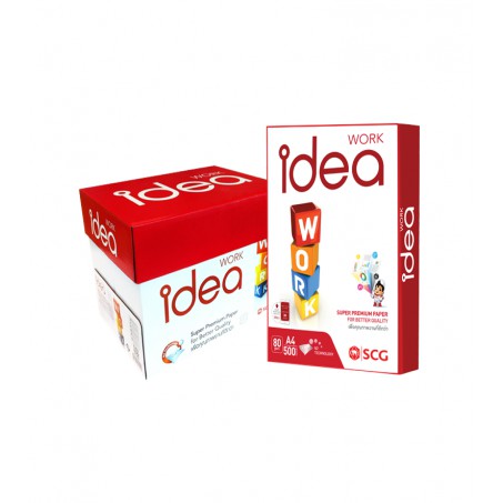กระดาษถ่ายเอกสาร A4 80g Idea Work | Shopee Thailand