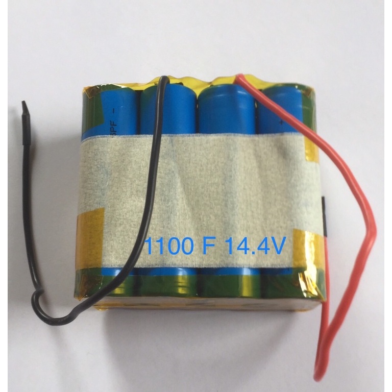 LIC Graphene Super Capacitor Pack of 8 cells 1100F 14.4 volts fast ...