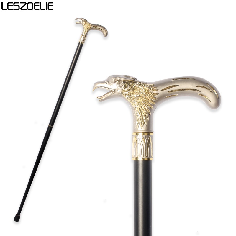 ไม้เท้าLuxury EagleHead Walking Stick Canes For Men Decorative Walking ...