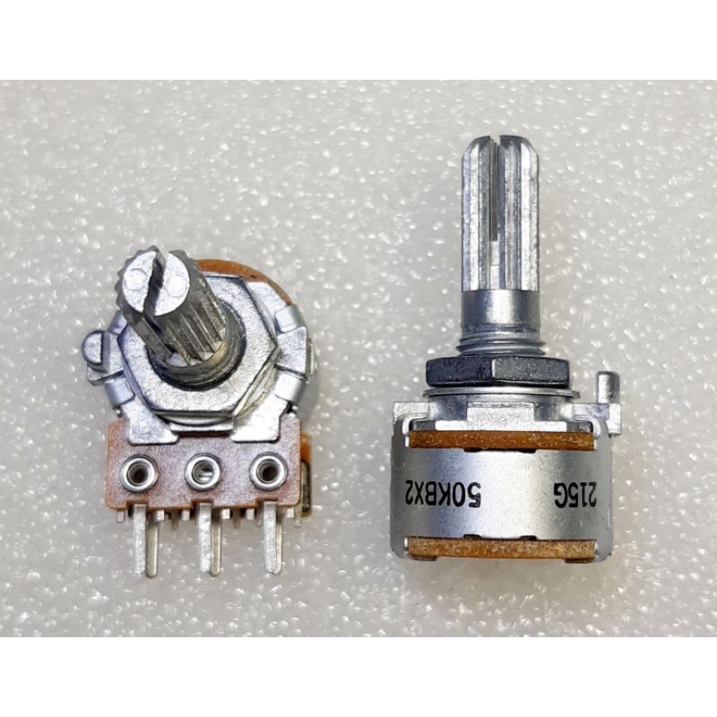 Alps RK16 16 Type Dual 50KA 100KA 50KB 100KB ×2 VR Volume Potentiometer ...