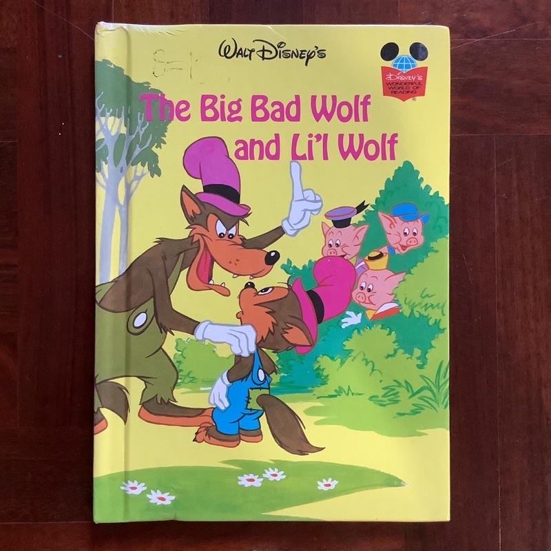 หนังสือการ์ตูนเด็กดิสนีย์ ฉบับภาษาอังกฤษ The Big Bad Wolf and Li’l Wolf ...
