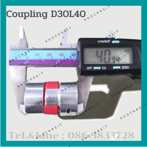 Coupling D30 L40 8x.....mm คัปปลิ้ง/Coupling flexible jaw coupler CNC ...