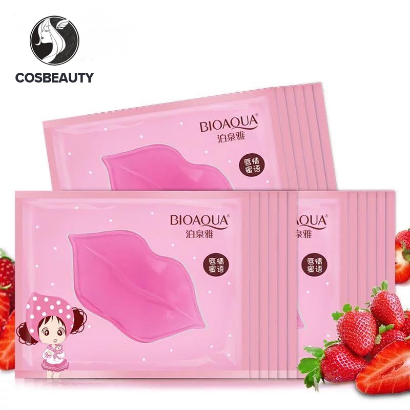 COSBEAUTY มาส์กดูแลริมฝีปาก คอลลาเจนมาส์กปากชมพู สูตร คริสตัลคอลลาเจน ทำให้สีของริมฝีปากมีสีแดง ...