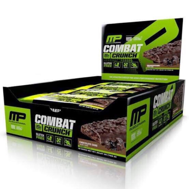 ** Pre-order ** MusclePharm Protein Bar Combat Crunch 12 bars | Shopee ...
