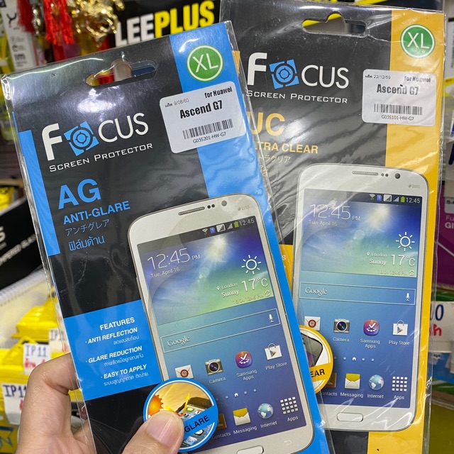 ฟิล์มหัวเว่ย Ascend G7 ,7plus Huawei honor6 ,6plus ฟิล์มโฟกัส ฟิล์มใส ฟิล์มด้าน มีรุ่นอื่นๆ ฟิม ...