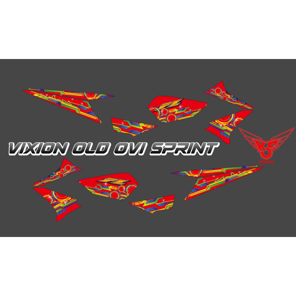 สติ๊กเกอร์แถบ OLD OVI SPRINT VIXION | Shopee Thailand