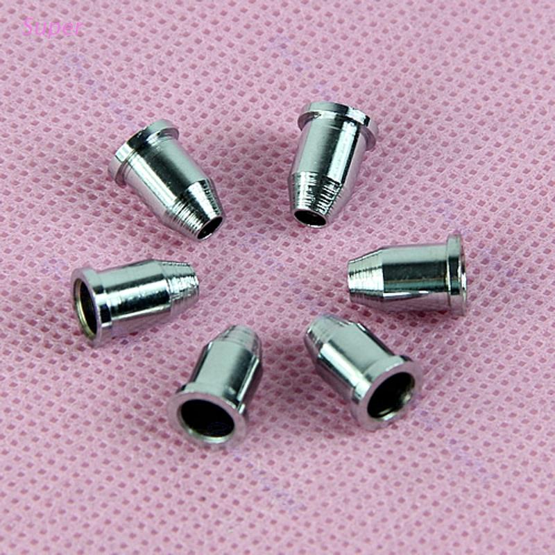 Super 6 PCS Chrome Mounting Ferrules Bushing Set Guitar String | Shopee ...