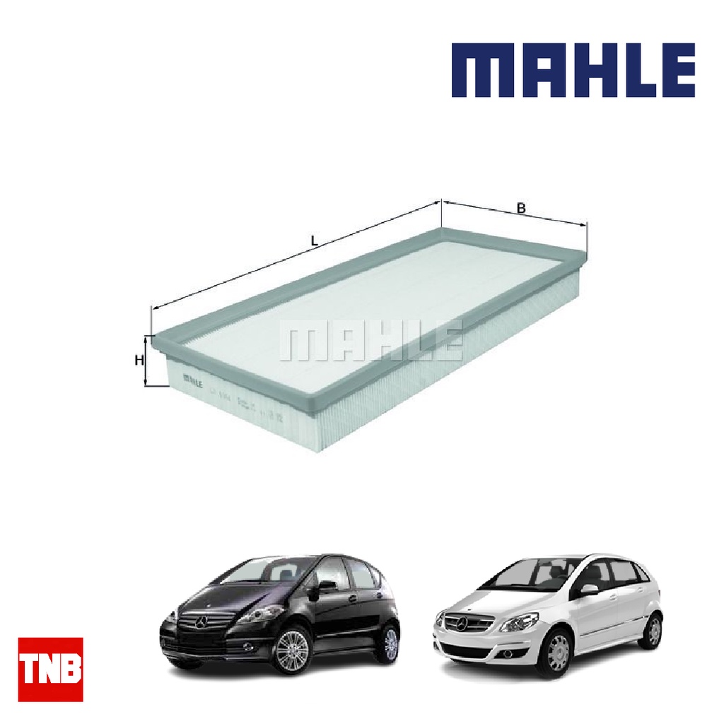 MAHLE กรองอากาศ BENZ W169 W245 เครื่อง OM640 ดีเซล LX 1004 6400940204 ...