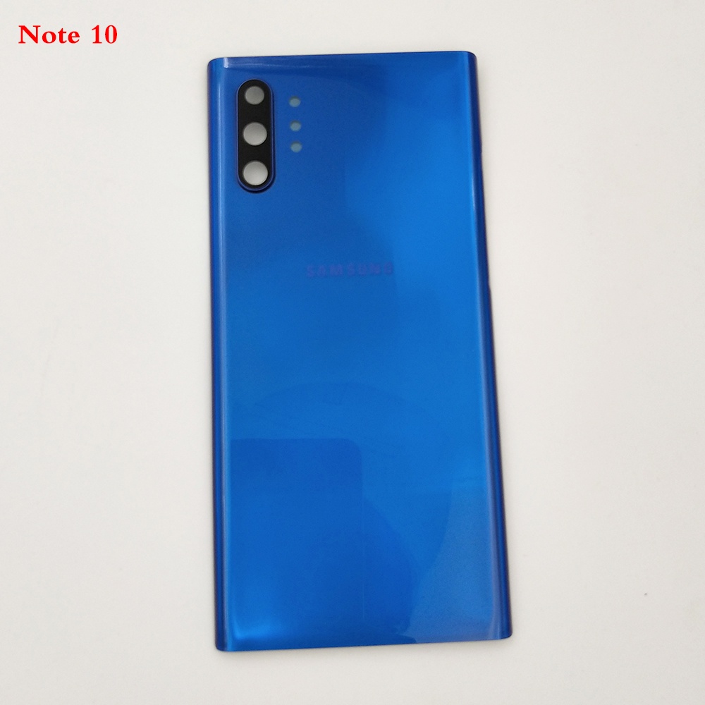 ฝาครอบแบตเตอรี่ ด้านหลัง และเลนส์กล้อง สําหรับ Samsung Galaxy Note 10 N970 N970F Note 10 Plus ...
