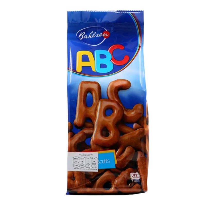Bahlsen ABC Biscuits บิสกิตรูปตัวอักษรเคลือบคาราเมลรสโกโก้ ขนาด 100 กรัม | Shopee Thailand