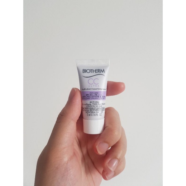 Biotherm CC ULTRA EVENNESS SPF50 PA +++ (CC Cream) 5 ml. เมคอัพเบส ปรับ ...
