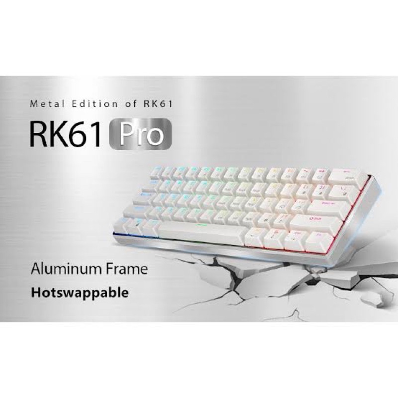 Rk61 Pro Aluminium case RGB dual mode | Shopee Thailand
