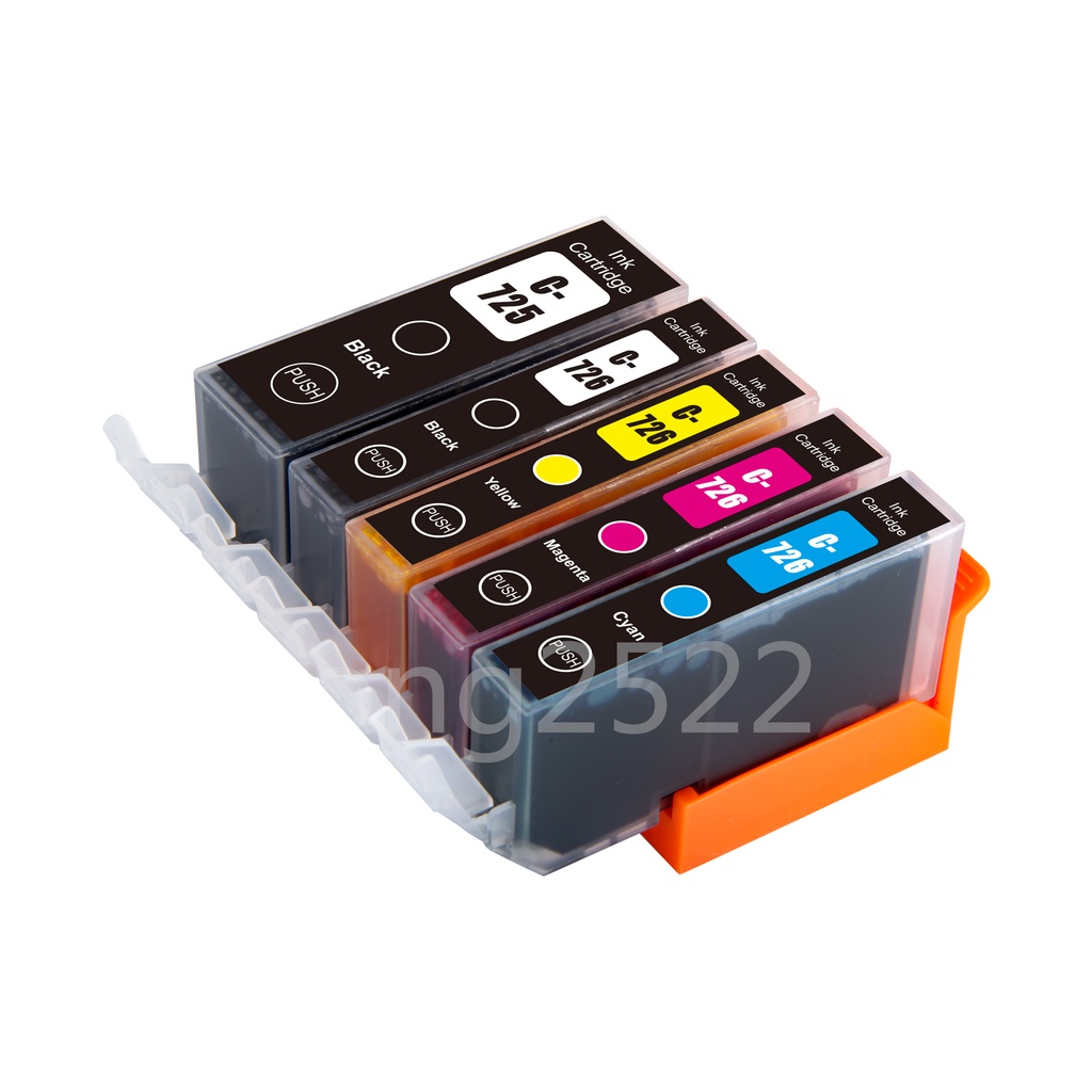 [สต็อกประเทศไทย] compatible PGI-725 726 ink cartridge for Canon PIXMA iP4870 iP4970 iX6560 ...
